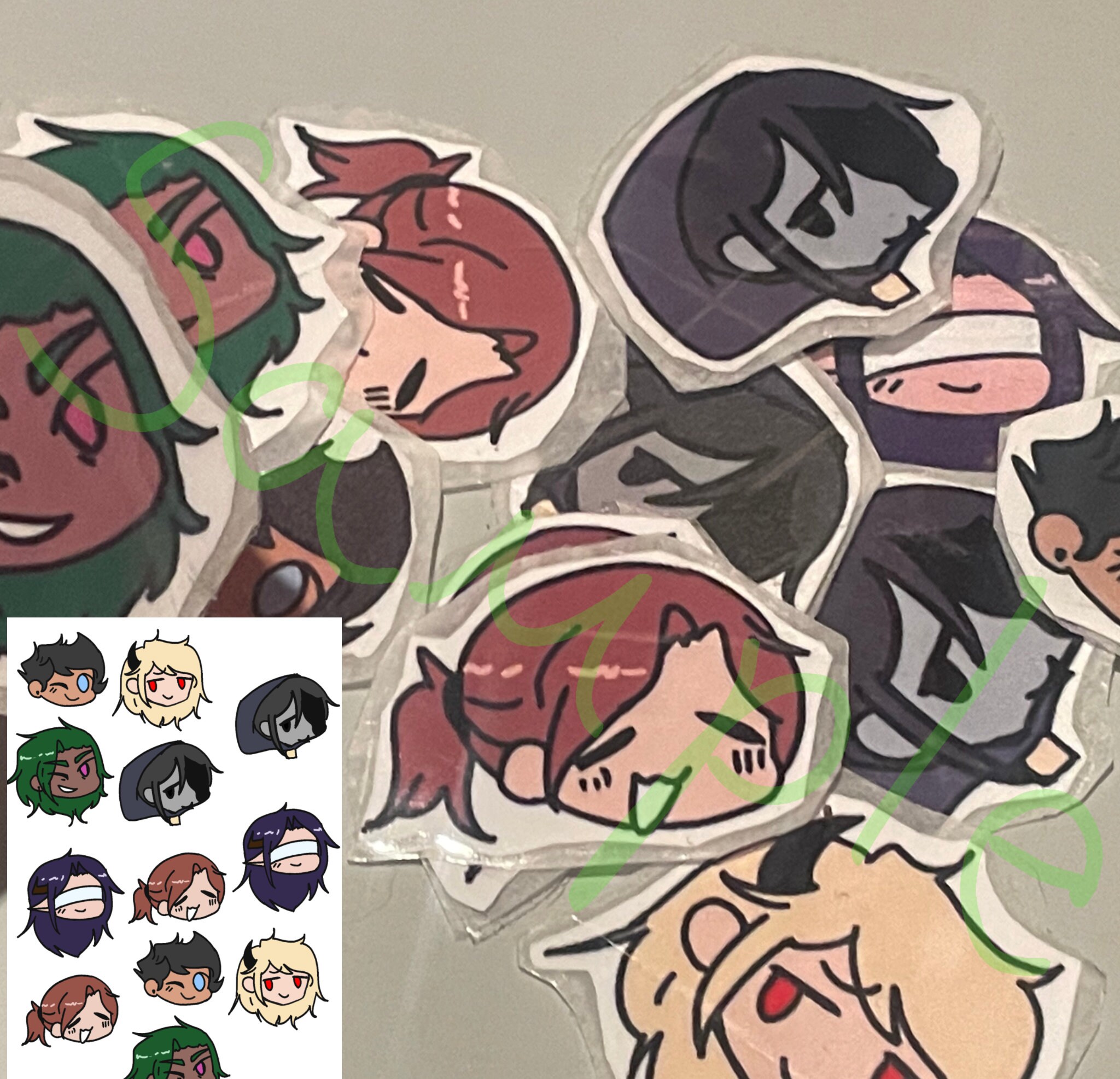 Custom Sticker Designs ocs and Fanart - Etsy