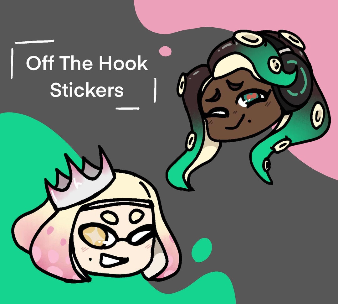 Splatoon Pearl and Marina off the Hook Character Stickers - Etsy