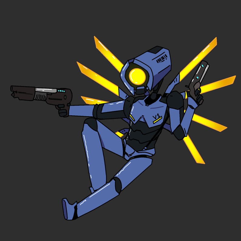 ULTRAKILL Gabriel and V1 Stickers - Etsy