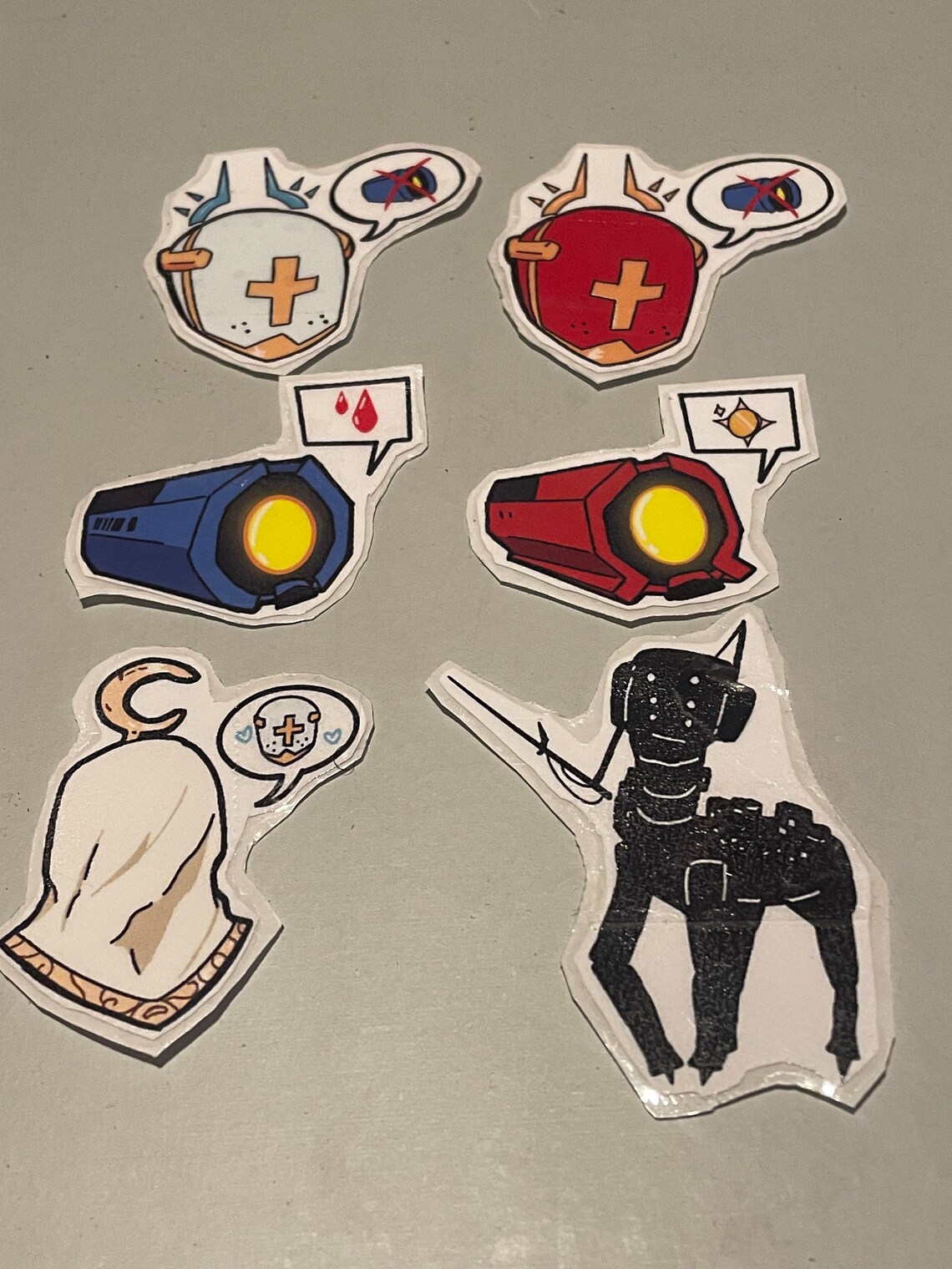 ULTRAKILL Character Stickers V1, V2, Ferryman, Gabriel, Earthmover ...