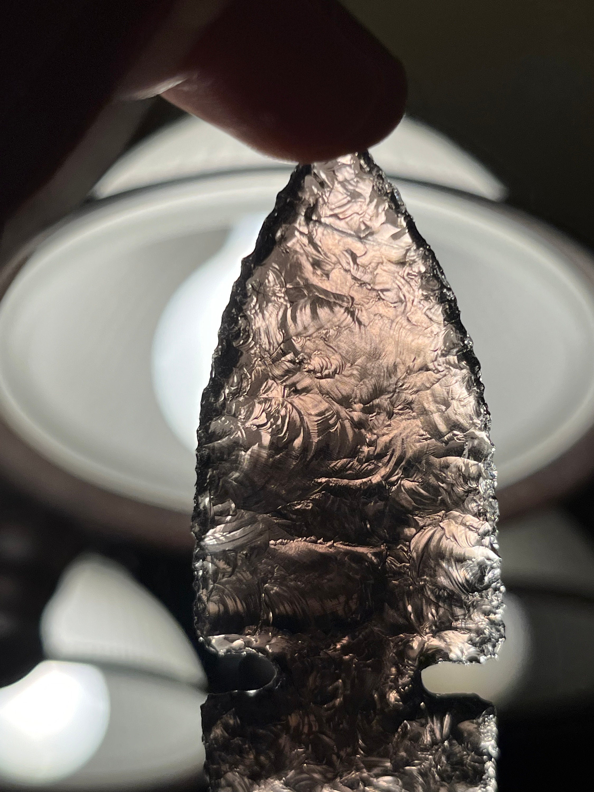 Flintknapped Obsidian Arrow Head - Etsy