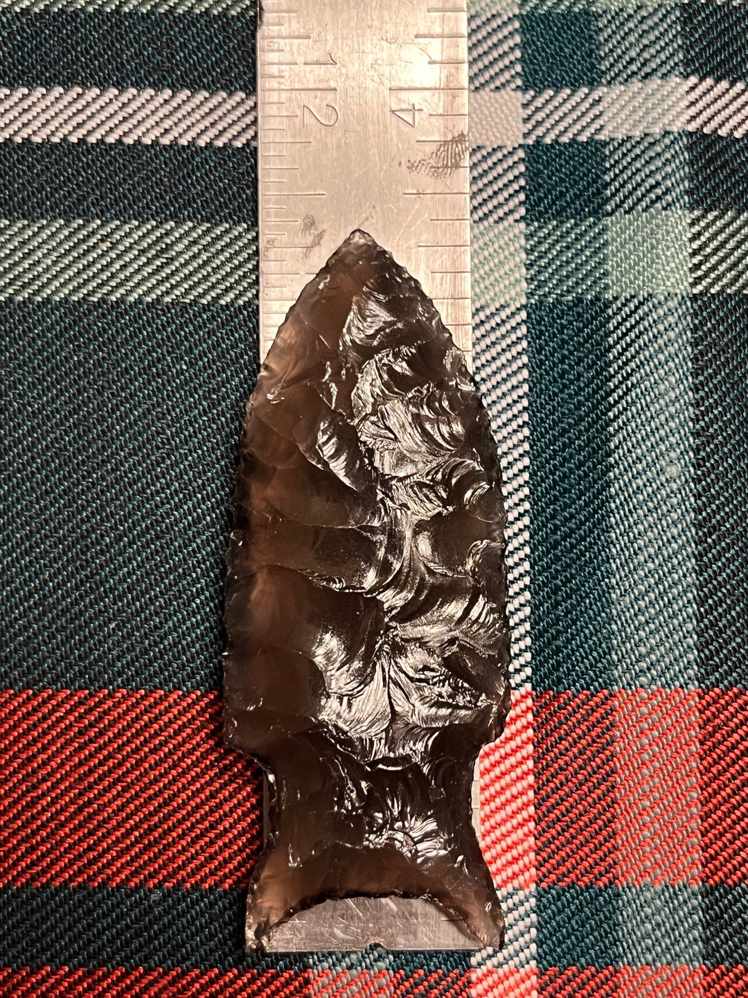 Flintknapped Obsidian Arrow Head - Etsy