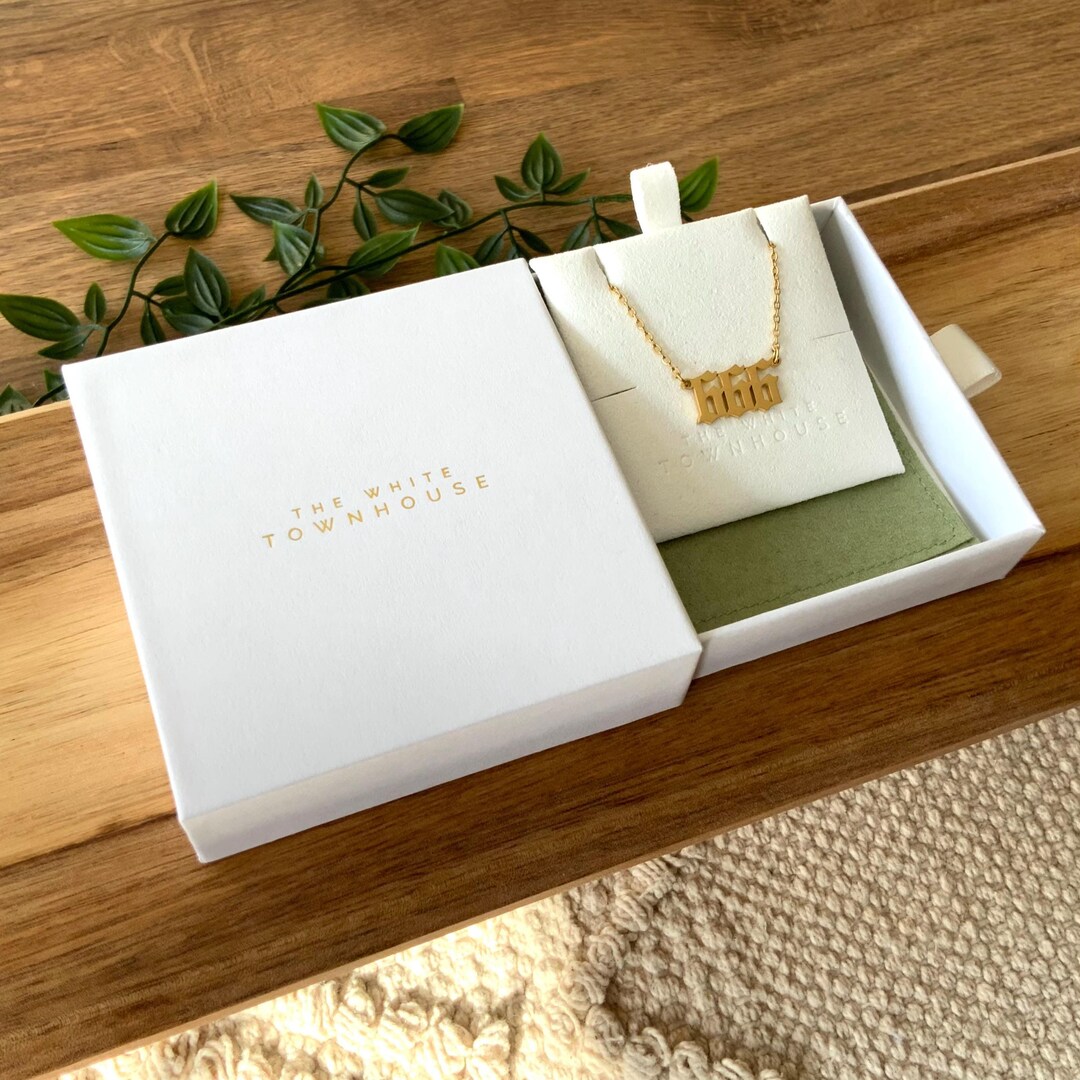 666 Angel Number Necklace - Gold Manifestation Necklace - 666 Necklace ...