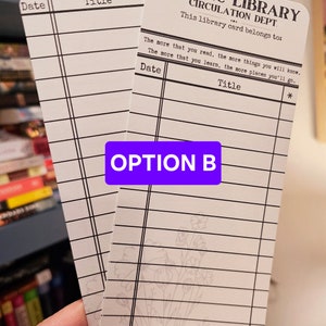 Library Card Bookmark, Reading Log, Book Tracker, 3 Pack, Reading List ...
