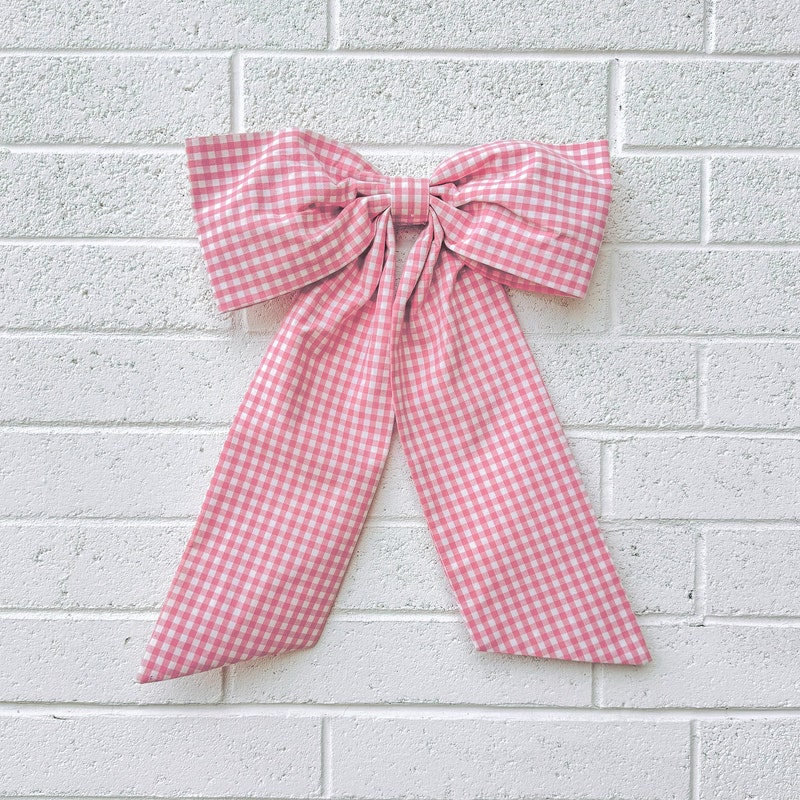 Extra Large Gingham Bows - Etsy