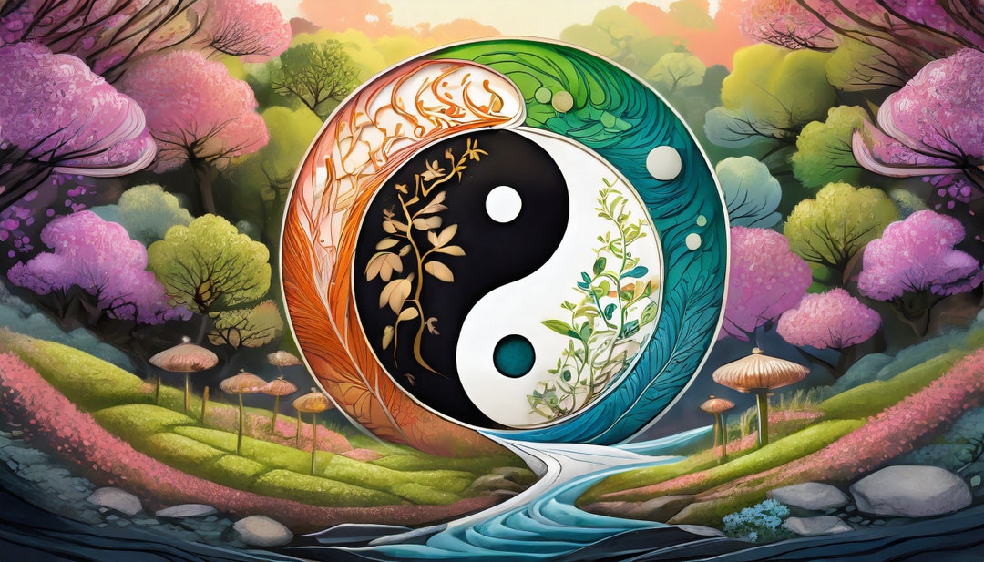 Yin Yang Collection Background Pictures Digital Prints [23] - Etsy