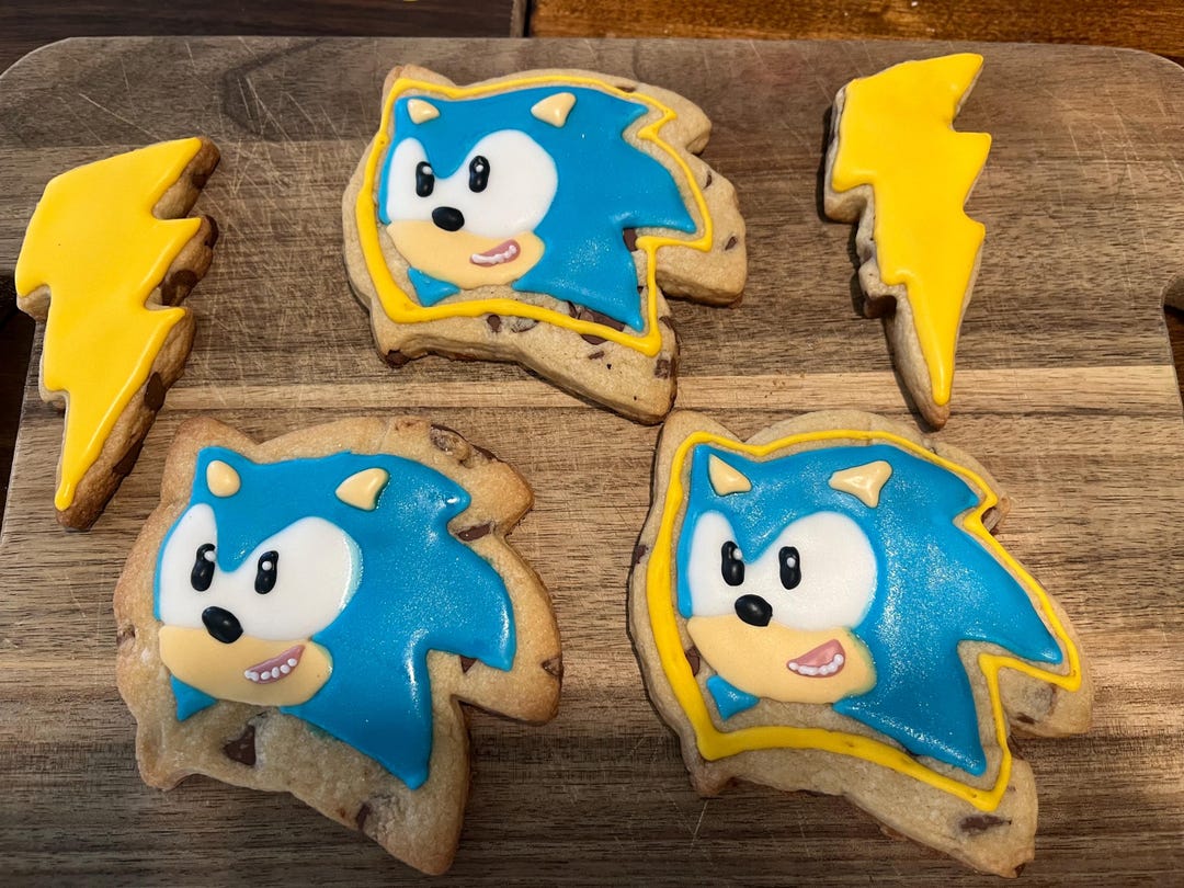 Themed Sonic Cookies - Etsy