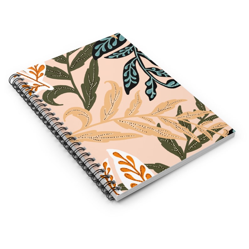 Floral Notebook Journal Gift for Her Flower Spiral Dream Journal Wire ...