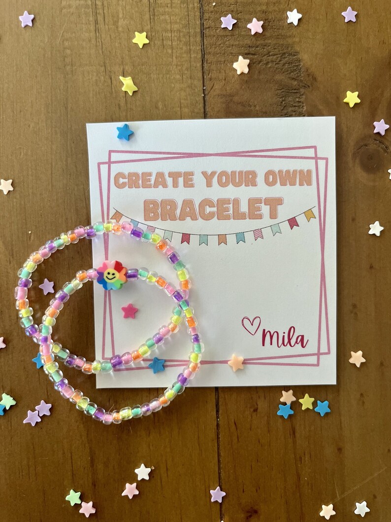 Party Favors DIY Bracelet Kits Birthday Party Favors Kids Bracelets ...