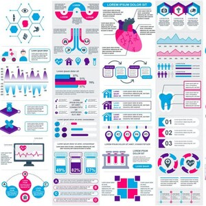 Medical Infographic Premium Editable Template Bundle - Etsy