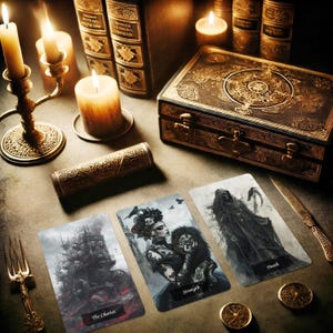 Gothic Tarot Deck, Tarot Card Deck, Tarot Deck With Guidebook, 78 Tarot ...