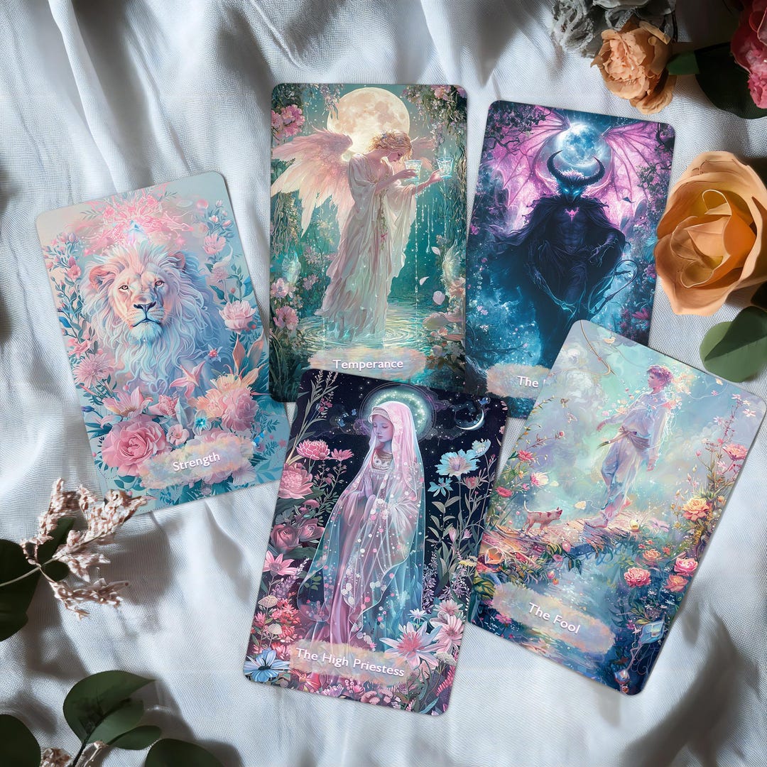 Tarot Cards Deck, Tarot Deck, Tarot Deck With Guidebook, Complete Tarot ...