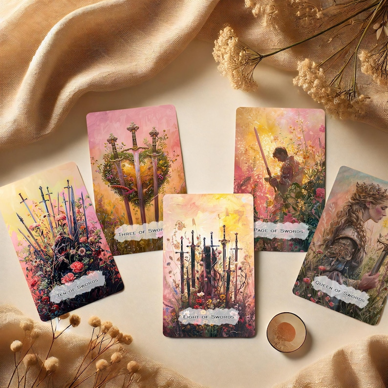 Springscape Tarot Deck, Tarot Deck, Tarot Card Deck, Tarot Deck With ...