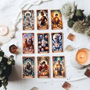 Easter Tarot Deck,bunny Tarot Cards,78 Tarot Cards,oracle Deck ...