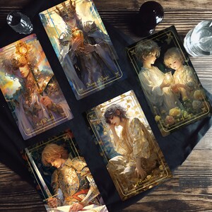Tarot Card Deck, Anime Oracle Deck With Guidebook, 78 Cards, Oracle ...