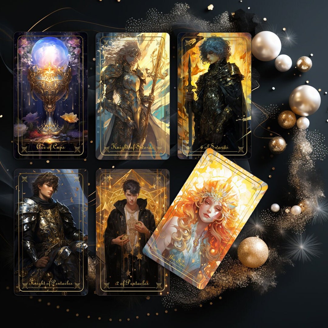 Tarot Deck, Tarot Card Deck, Tarot Deck With Guidebook, Complete Tarot ...