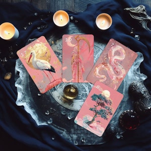 Dreamscape Lenormand Deck, Oracle Cards, Oracle Deck, Pink Lenormand ...