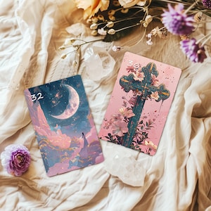 Dreamscape Lenormand Card Deck, Oracle Cards, Pink Lenormand, Petit ...