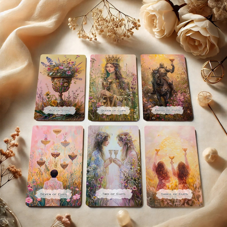 Springscape Tarot Deck, Tarot Deck, Tarot Card Deck, Tarot Deck With ...