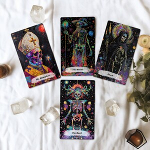 Tarot Deck, Tarot Card Deck, Tarot Deck With Guidebook, Unique Tarot ...