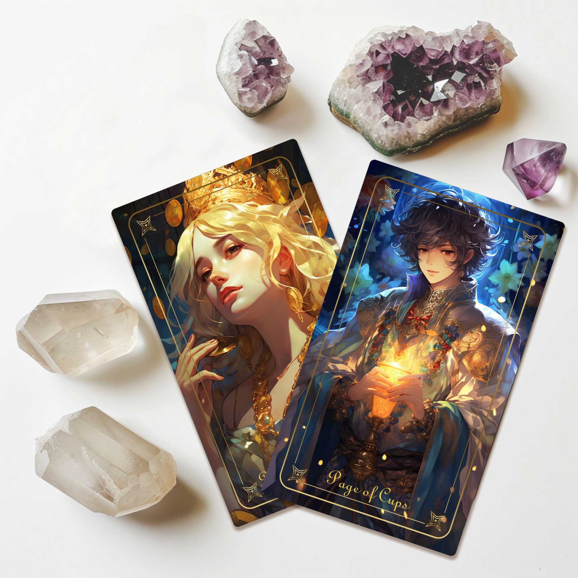 Tarot Deck, Tarot Card Deck, Tarot Deck With Guidebook, Animes Tarot ...