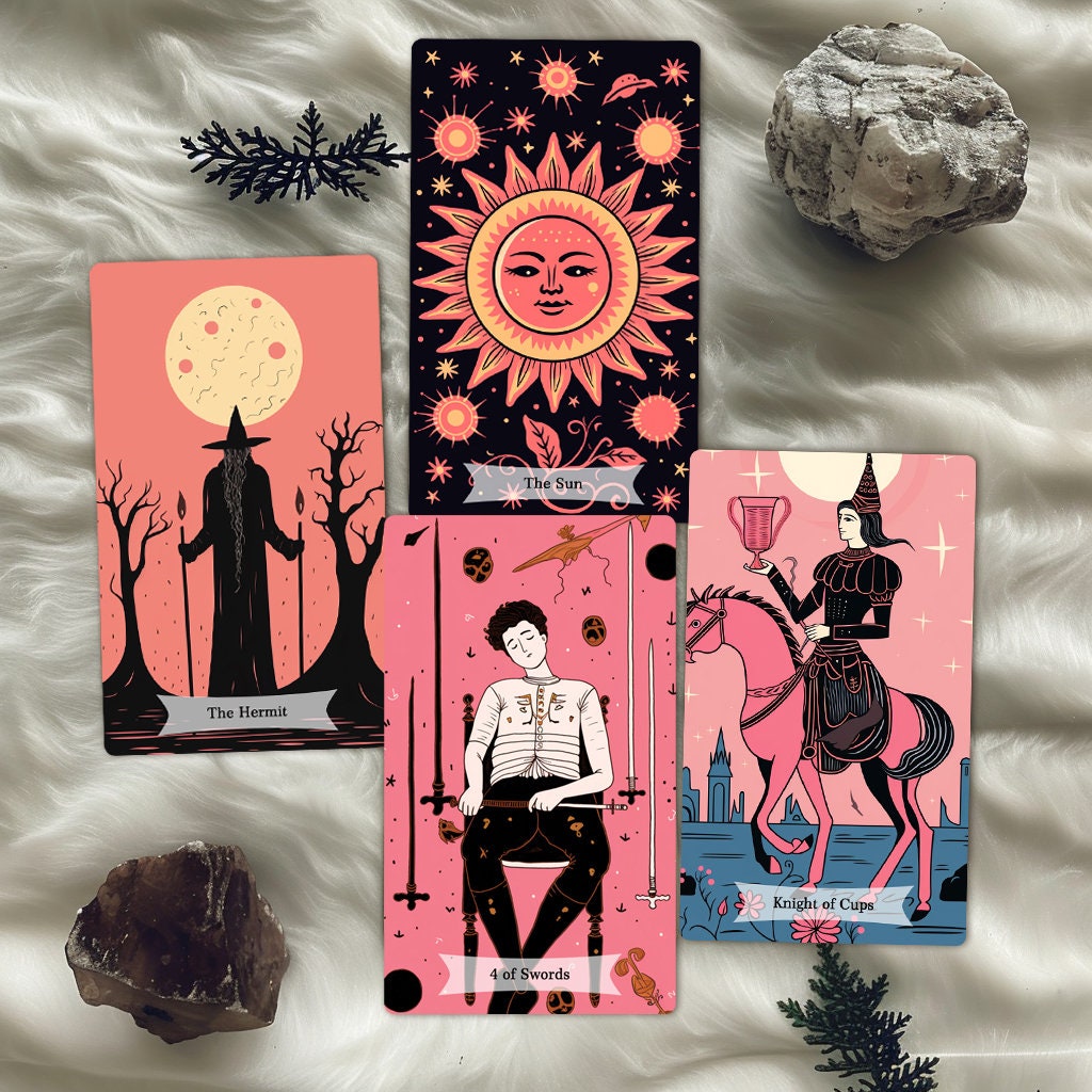Tarot Deck, Tarot Card Deck, Tarot Deck With Guidebook, Complete Tarot ...