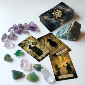 Shadow Tarot Deck, Gothic Tarot Cards, 78 Card Tarot Deck, Tarot With ...