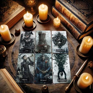 Gothic Tarot Deck, Tarot Card Deck, Tarot Deck With Guidebook, 78 Tarot ...