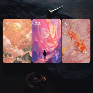 Dreamscape Lenormand Deck, Oracle Cards, Oracle Deck, Pink Lenormand ...