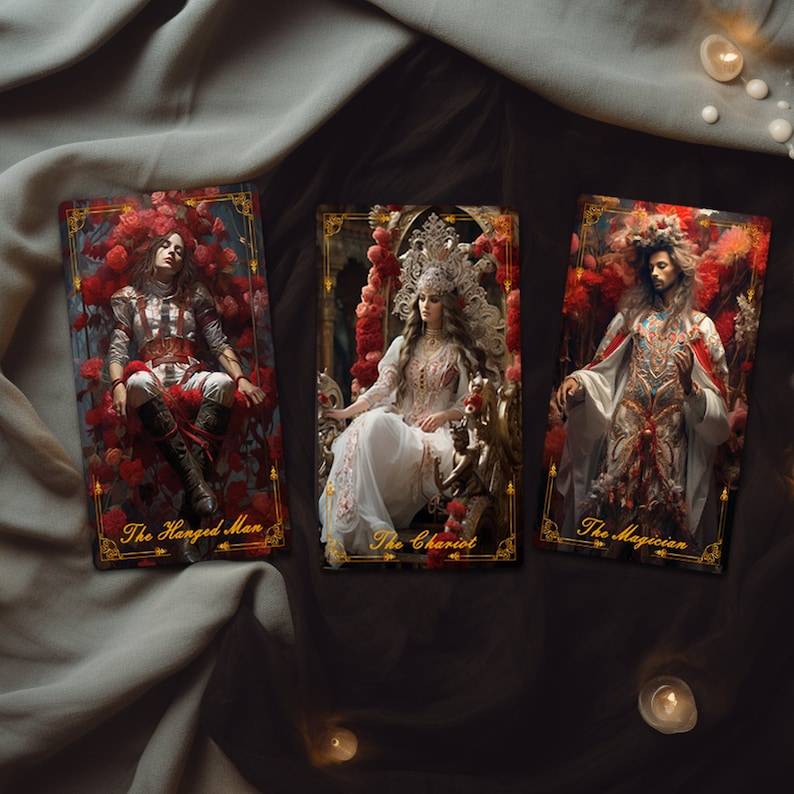 Tarot Deck, Tarot Card Deck, Tarot Deck With Guidebook, 78 Tarot Cards ...
