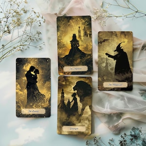 Shadow Tarot Deck, Gothic Tarot Cards, 78 Card Tarot Deck, Tarot With ...