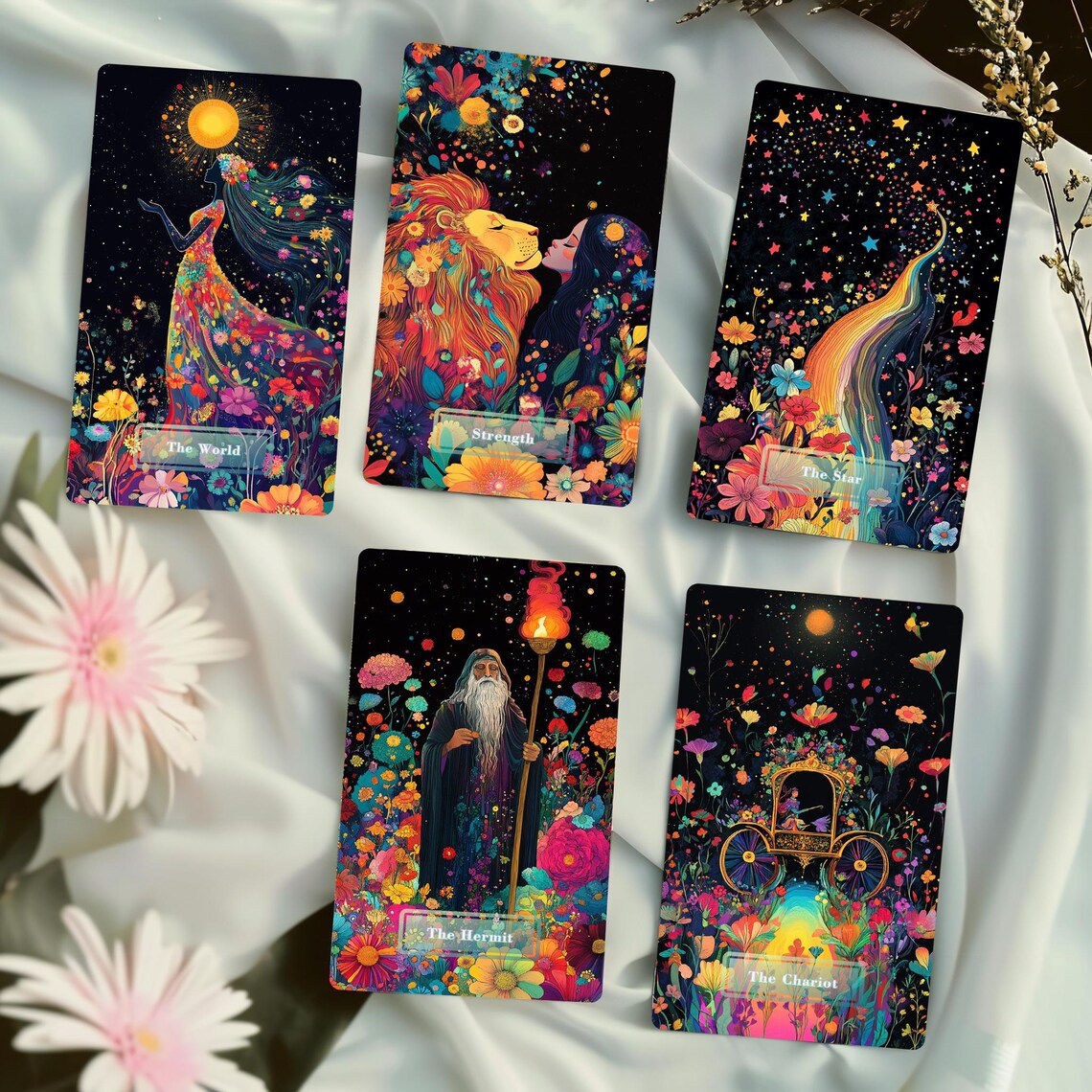 Tarot Deck, Tarot Card Deck, Tarot Deck With Guidebook, 78 Tarot Cards ...