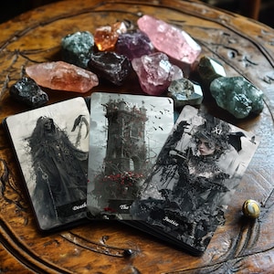 Shadow Gothic Tarot Deck With Guidebook, Tarot Deck, Tarot Card Deck ...