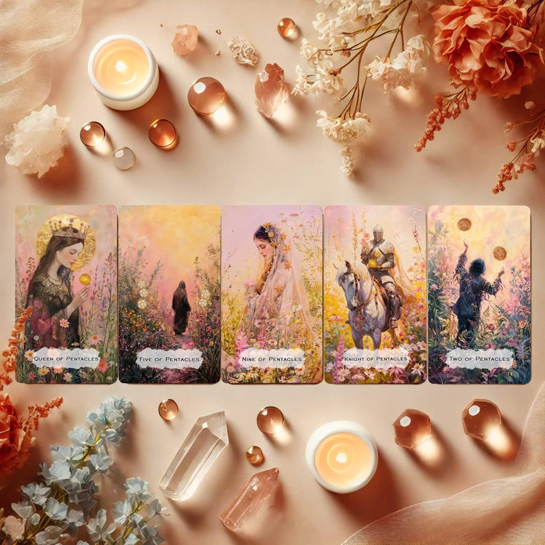 Springscape Tarot Deck, Tarot Deck, Tarot Card Deck, Tarot Deck With ...