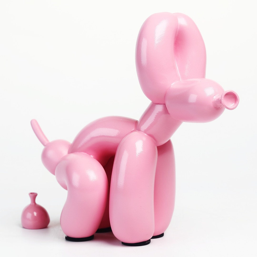 Balloon Dog Doggy Poo Statue Resin Animal Sculpture Pop Art Figure - Etsy