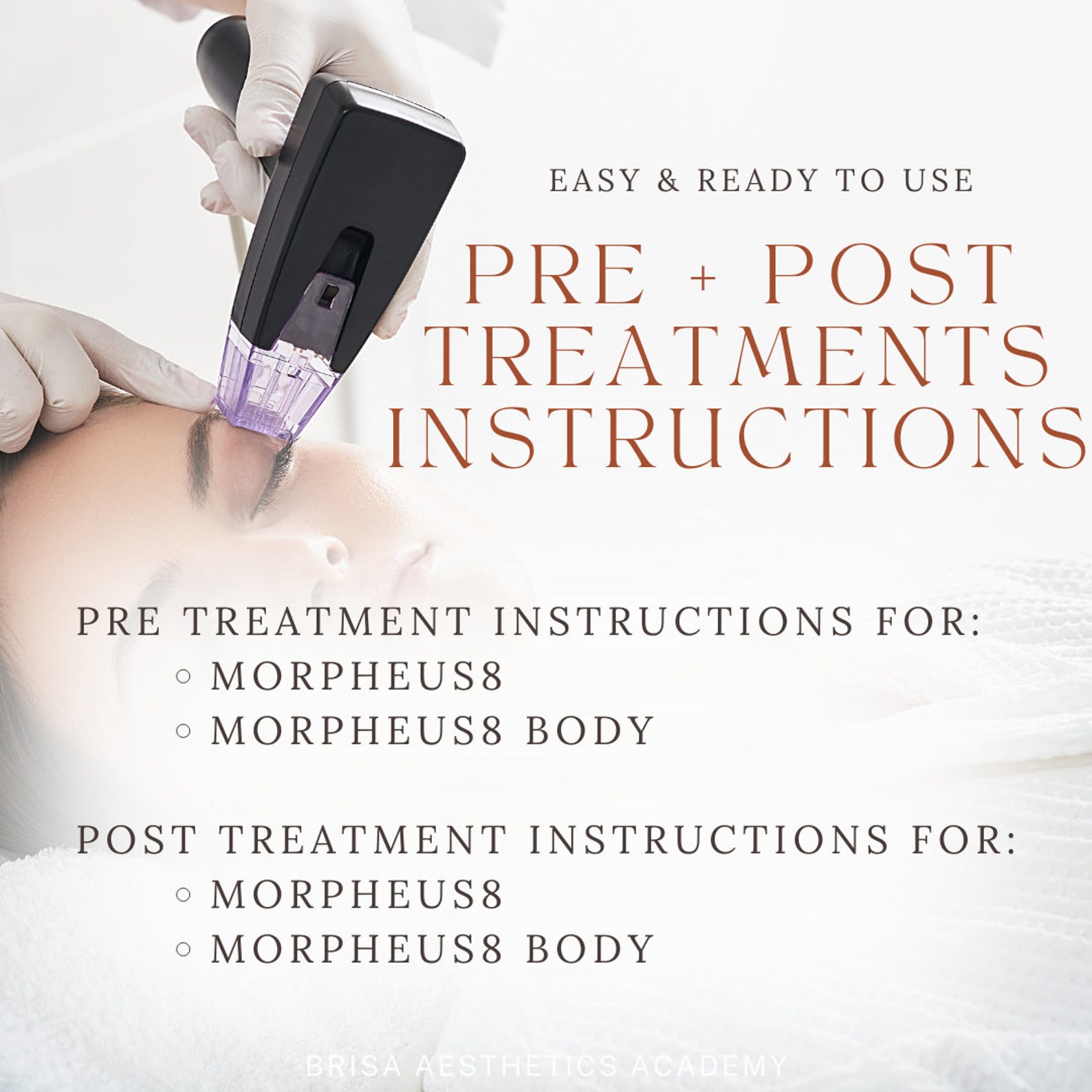 Morpheus8 Morpheus8 Body Pre and Post Treatment Instructions RF ...