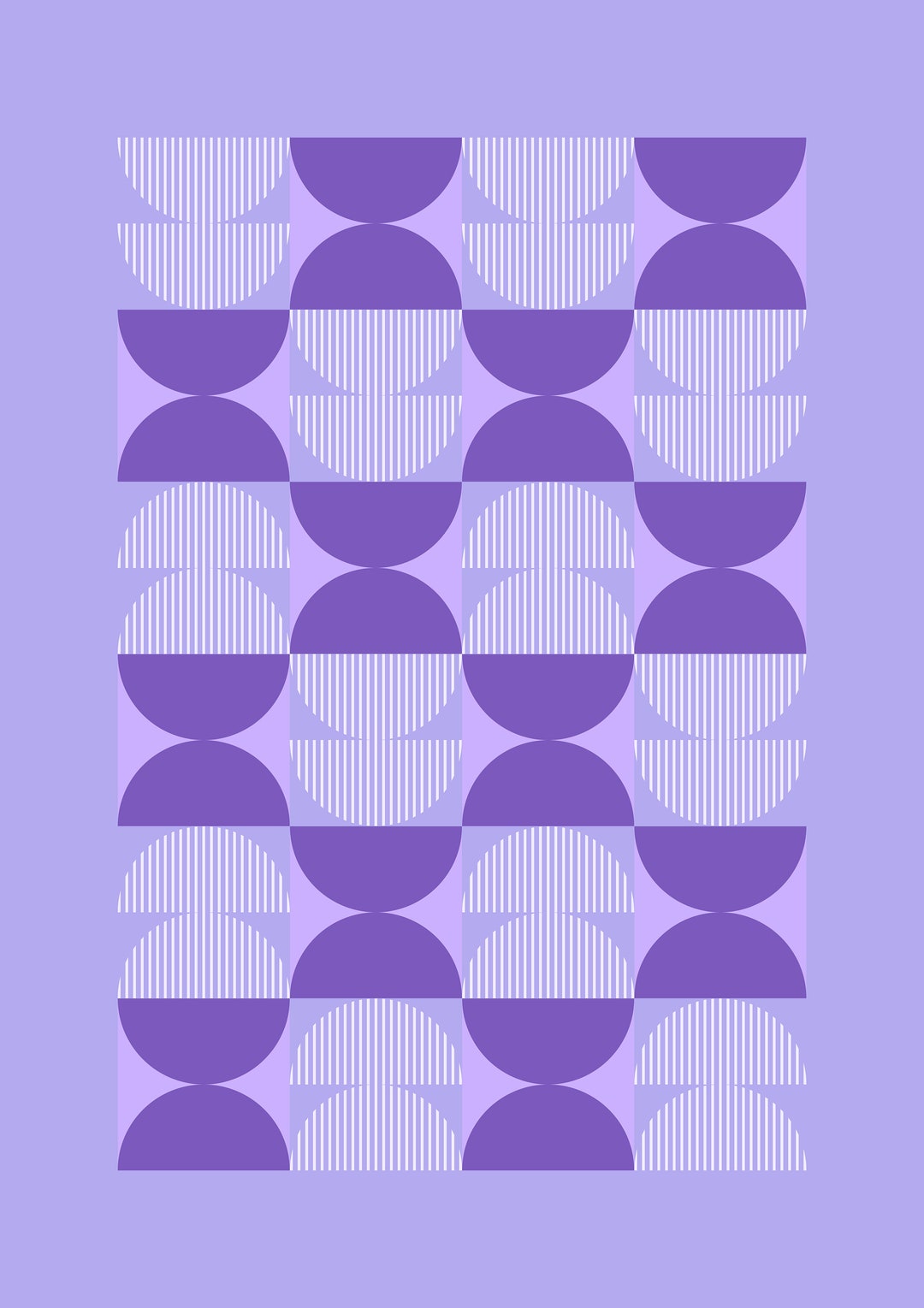 Purple Checkerboard Art Print Digital Download - Etsy