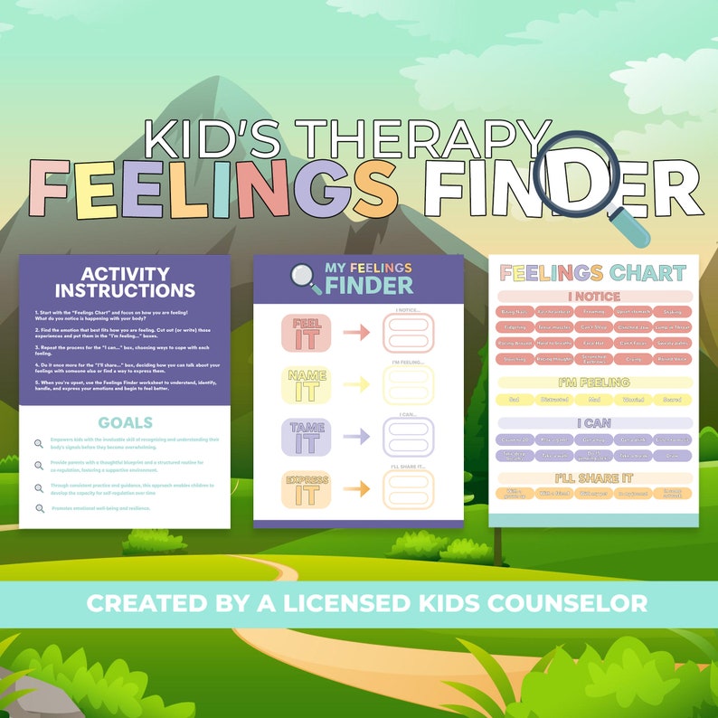 How To: Manage Feelings and Emotions Activity - Kid's Therapy ...
