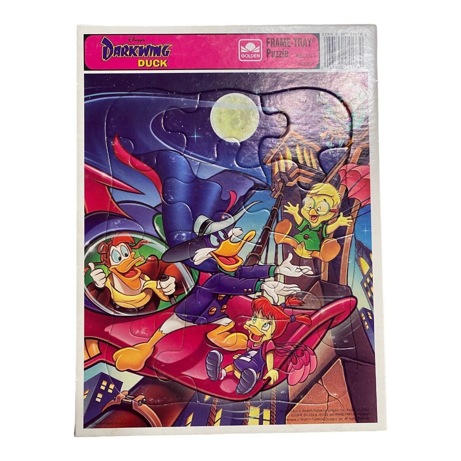 Vintage Disney Darkwing Duck Frame Tray Puzzle - Etsy