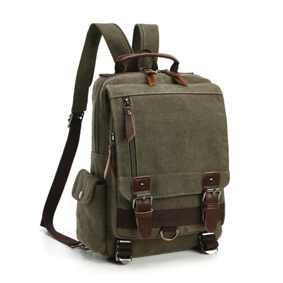 Canvas Vintage Shoulder Backpack - Etsy