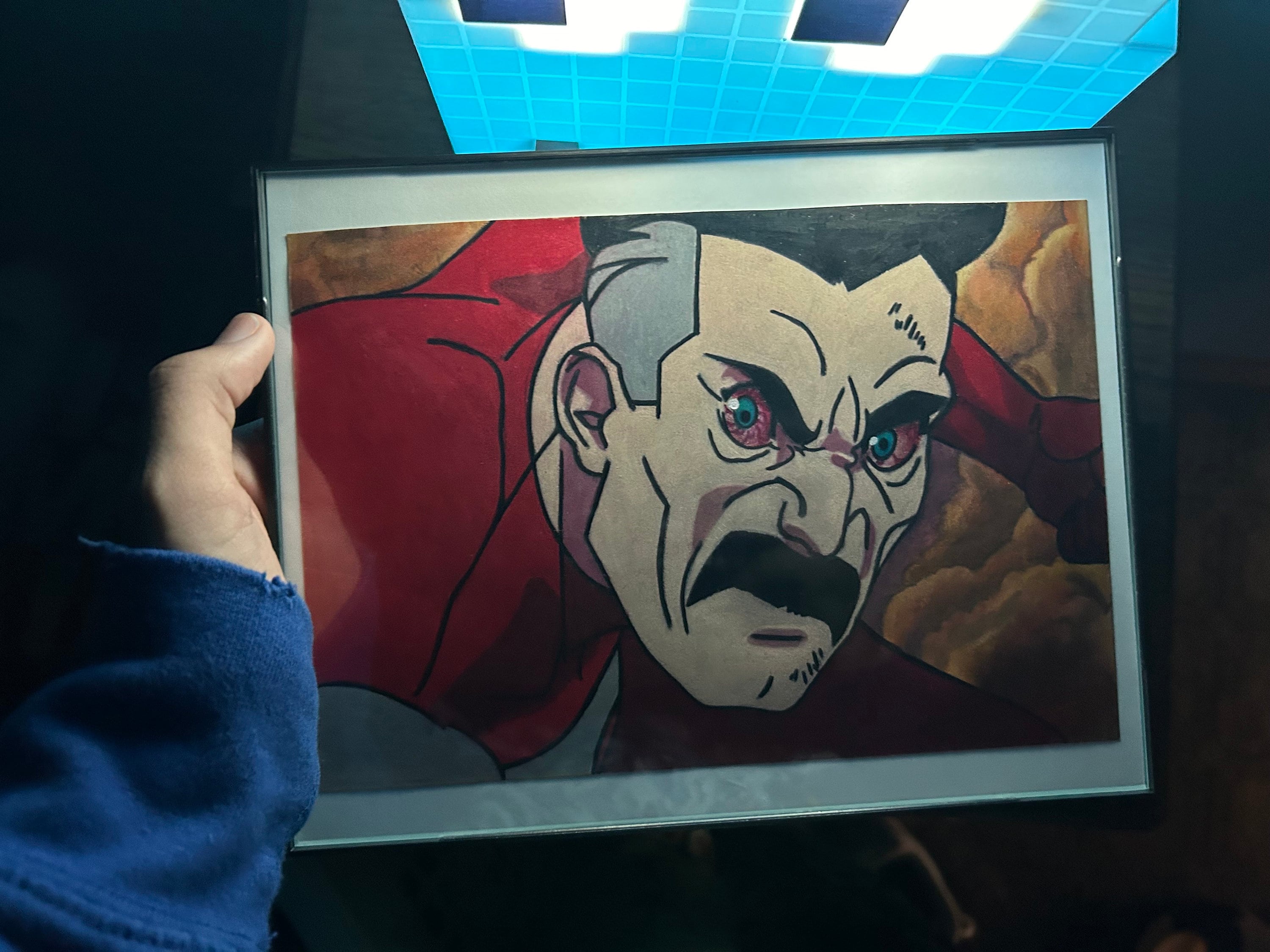 Omni-man Invincible Show Art Drawing - Etsy