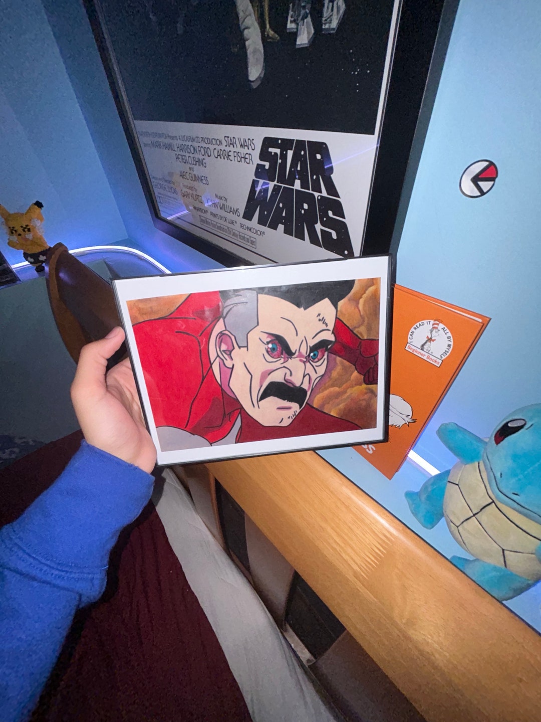 Omni-man Invincible Show Art Drawing - Etsy