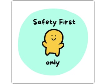 ALWAYS SAFETY FIRST Hard Hat Sticker Helmet Decal Label Employee Worker ...