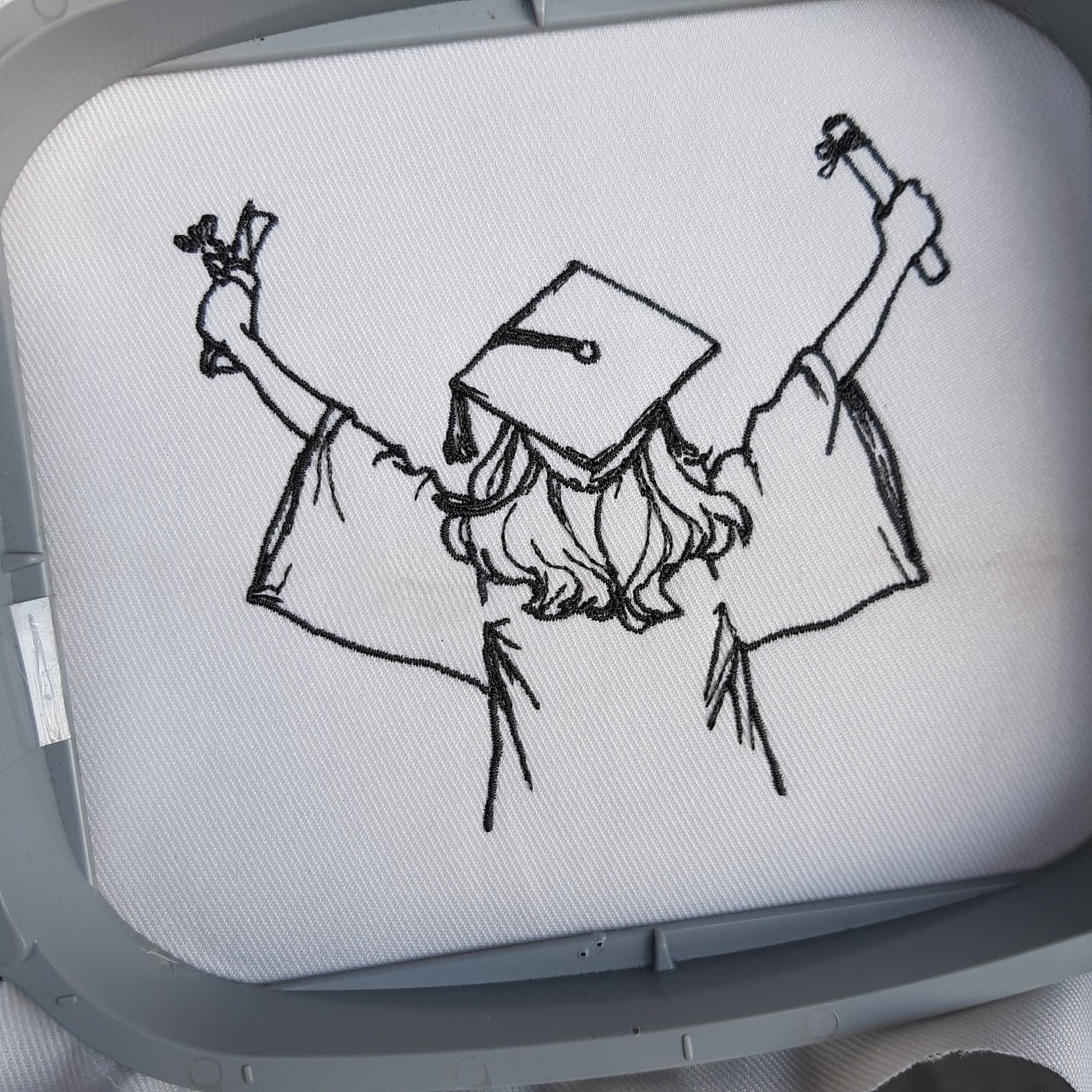 Graduation Embroidery Design Congratulations Women Digital File for ...