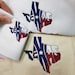 Texas Embroidery Design-texas Map digital File for Embroidery Machine ...