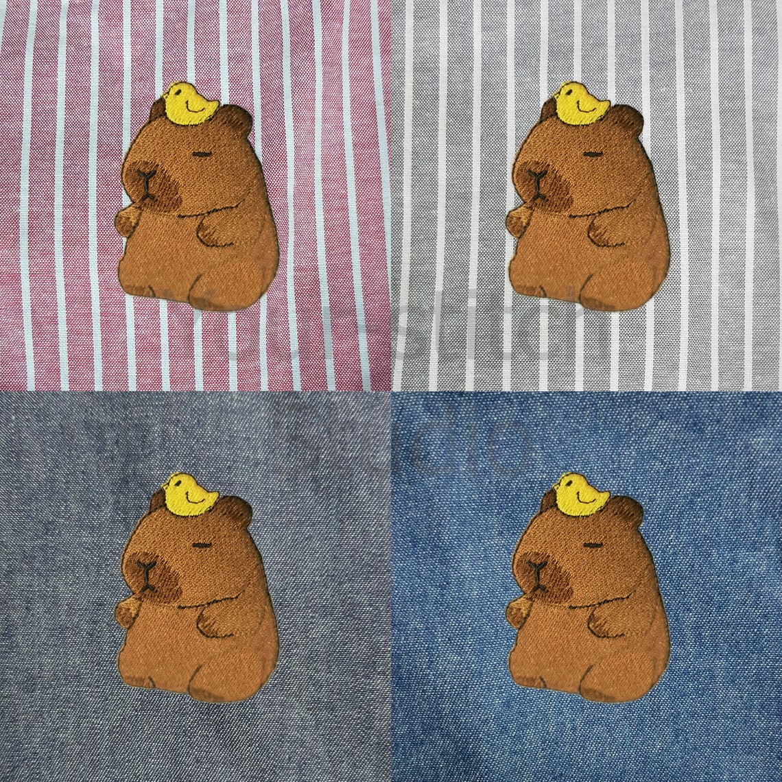 Capybara Embroidery Design Mini Capybara, Digital File for Embroidery ...