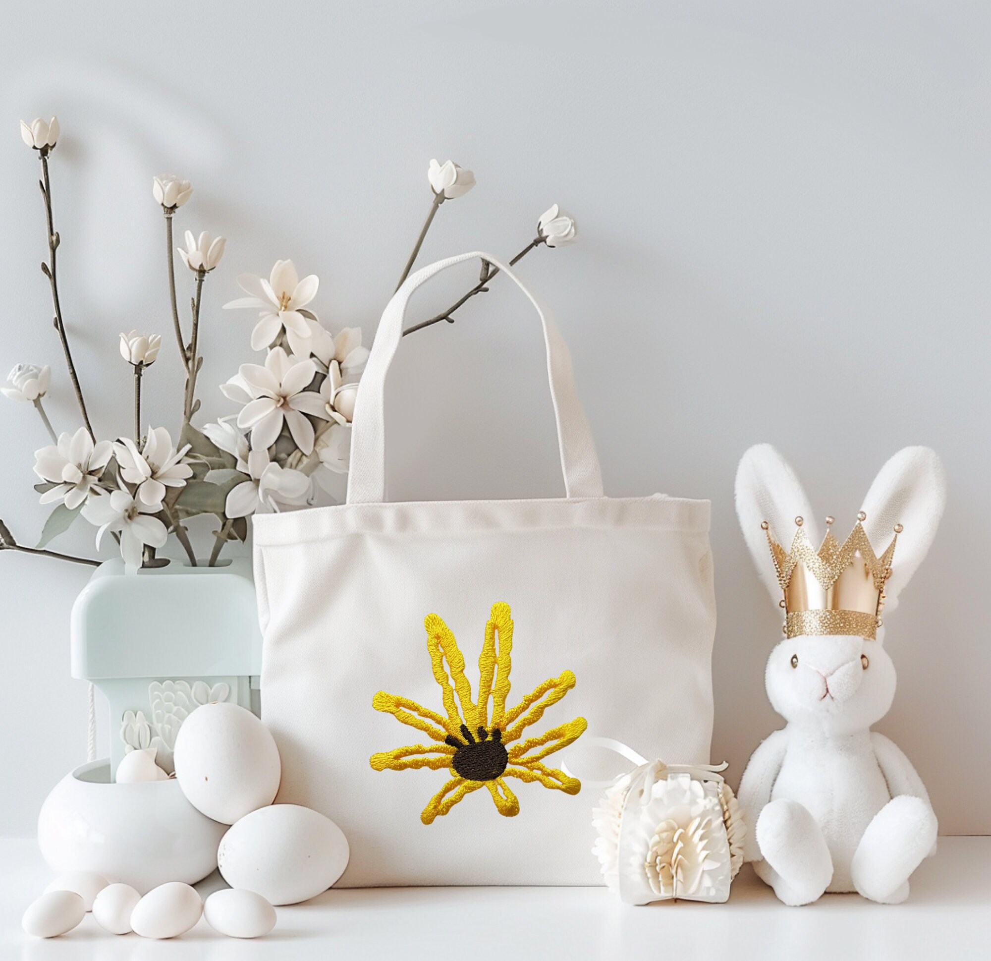 BOHO Flower Embroidery Design Single Flower Embroidery Digital File No ...