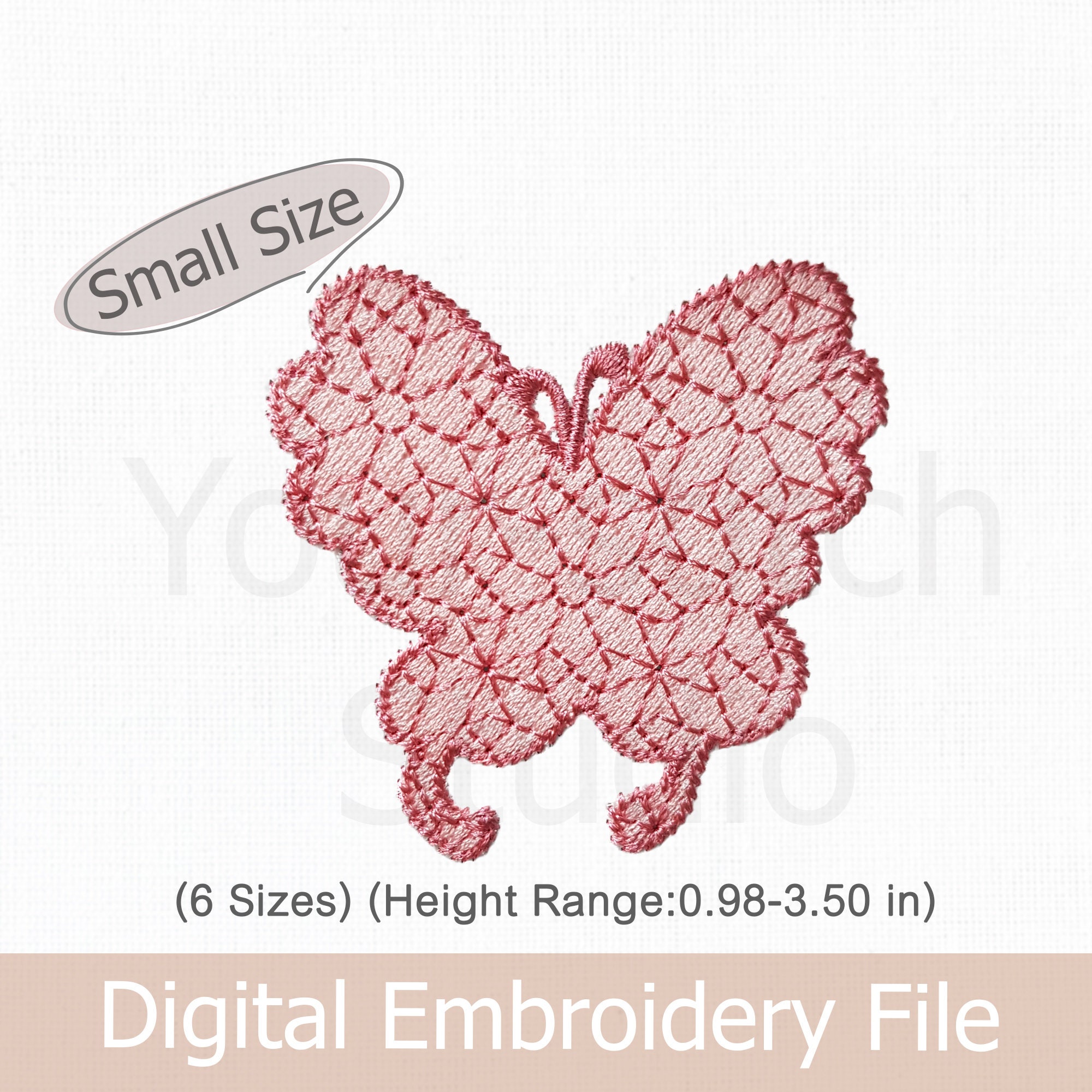 Mini Butterfly Butterfly Embroidery, Digital File for Embroidery ...