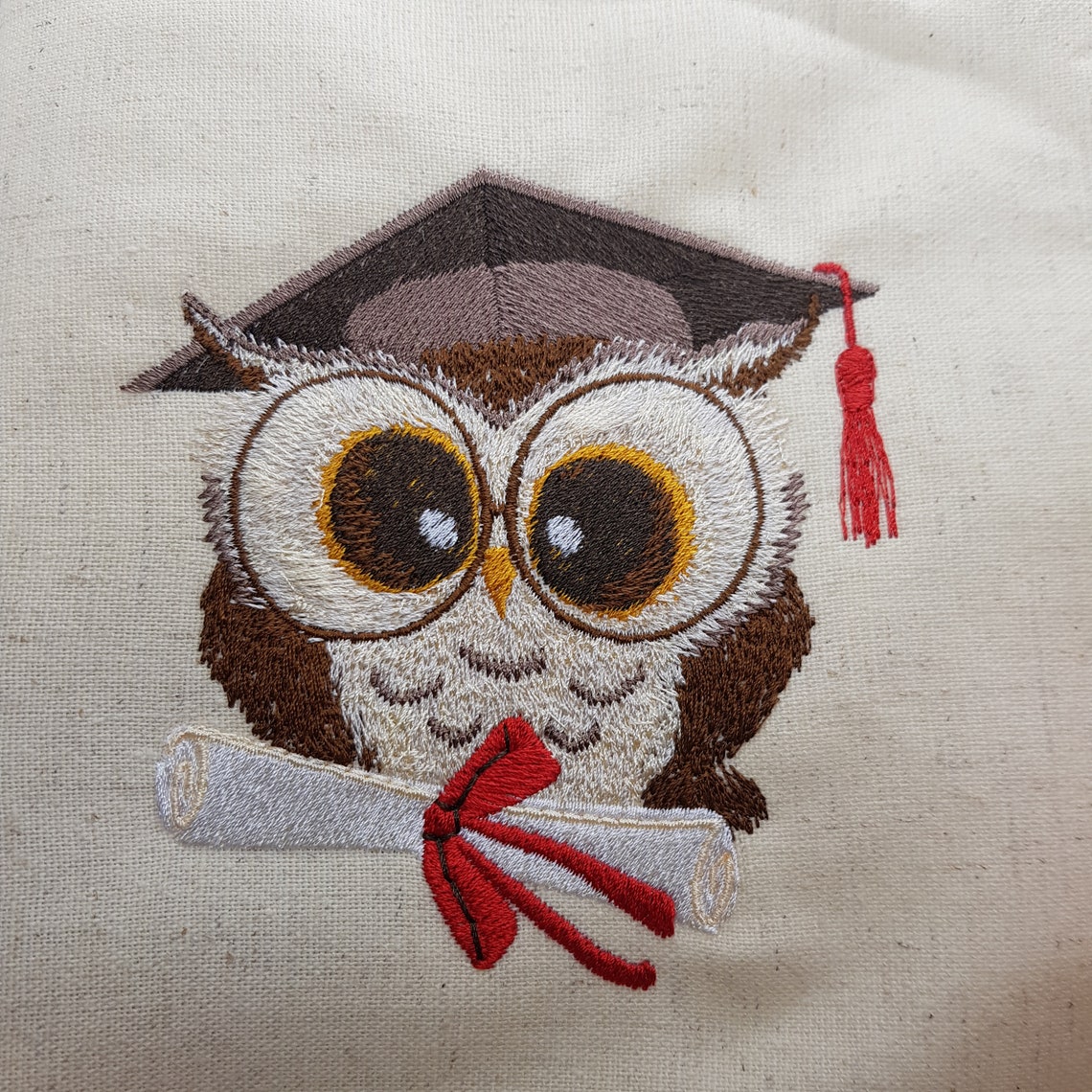 Graduation Owl Design Congratulations Digital File for Embroidery ...