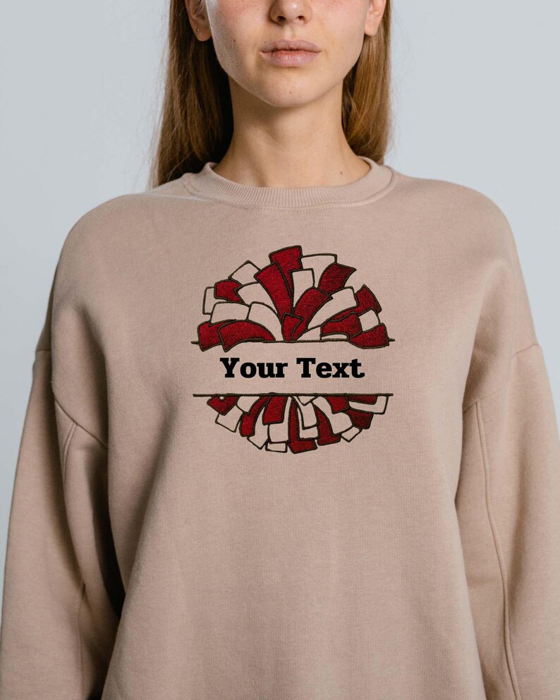 Pom Pom Embroidery Design- Cheerleading Pom Pom, Embroidery Digital ...